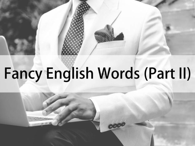 Fancy English Words (Part II) | Bahaso